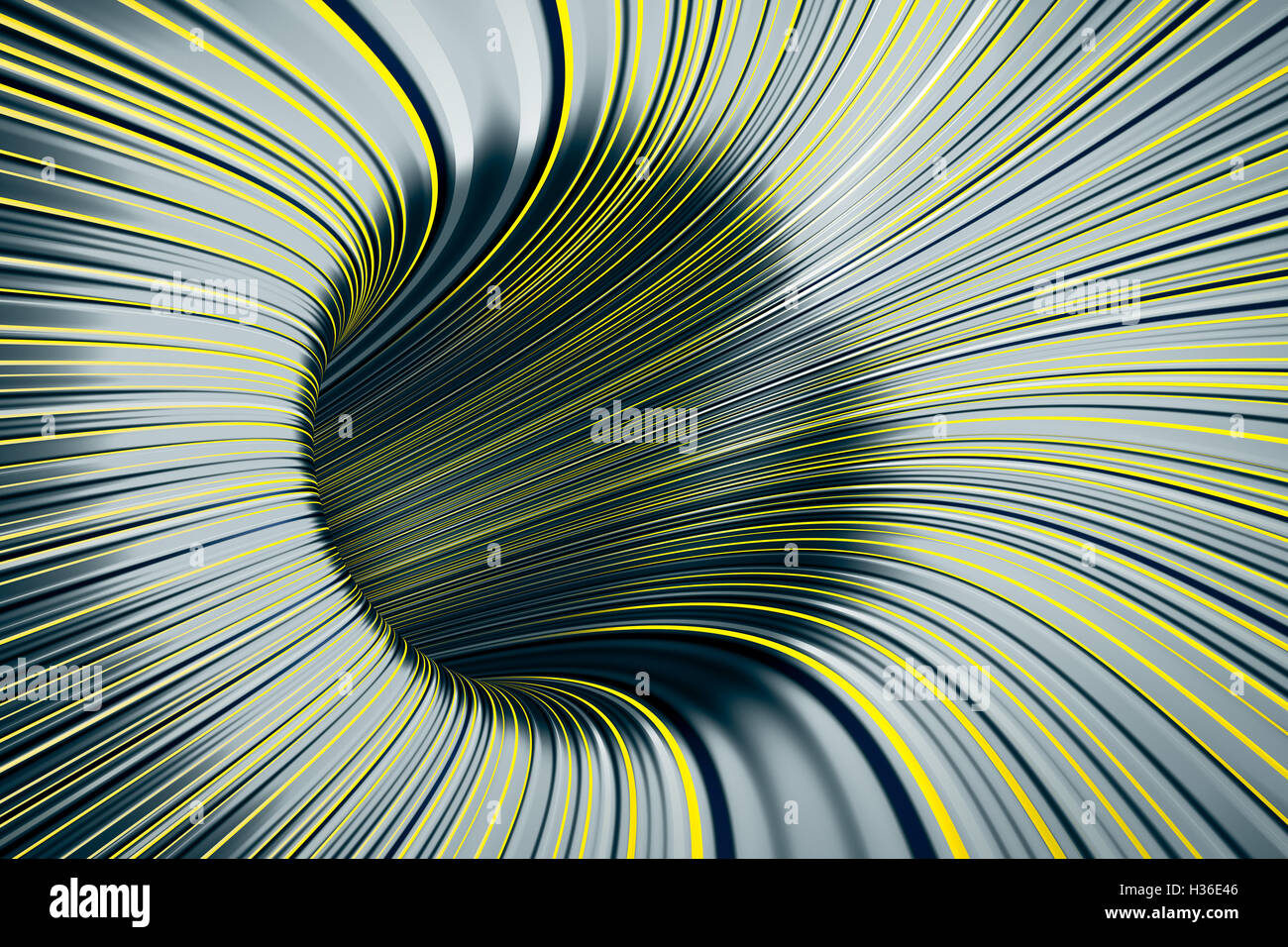 White 3d tunnel background hi-res stock photography and images - Alamy