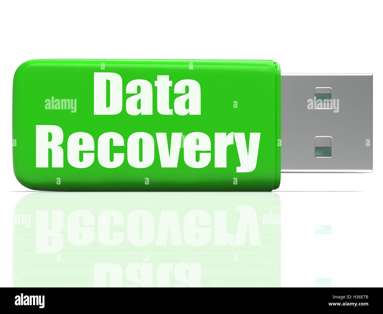 Data Recovery Pen drive Means Safe Files Transfer Or Data Recove Stock ...