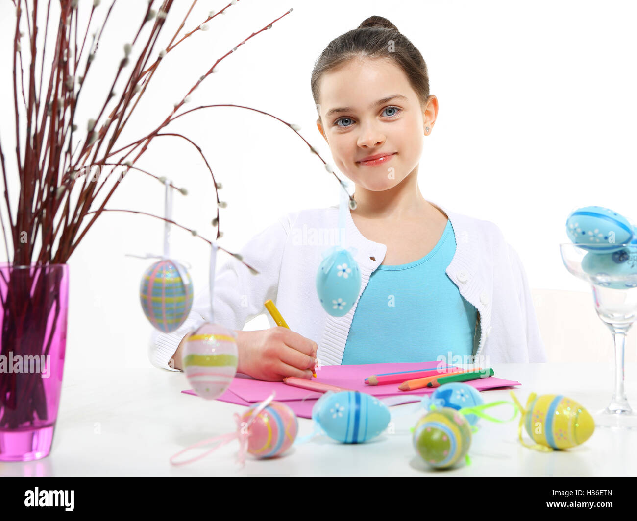 Spring preparation for Easter Stock Photo - Alamy