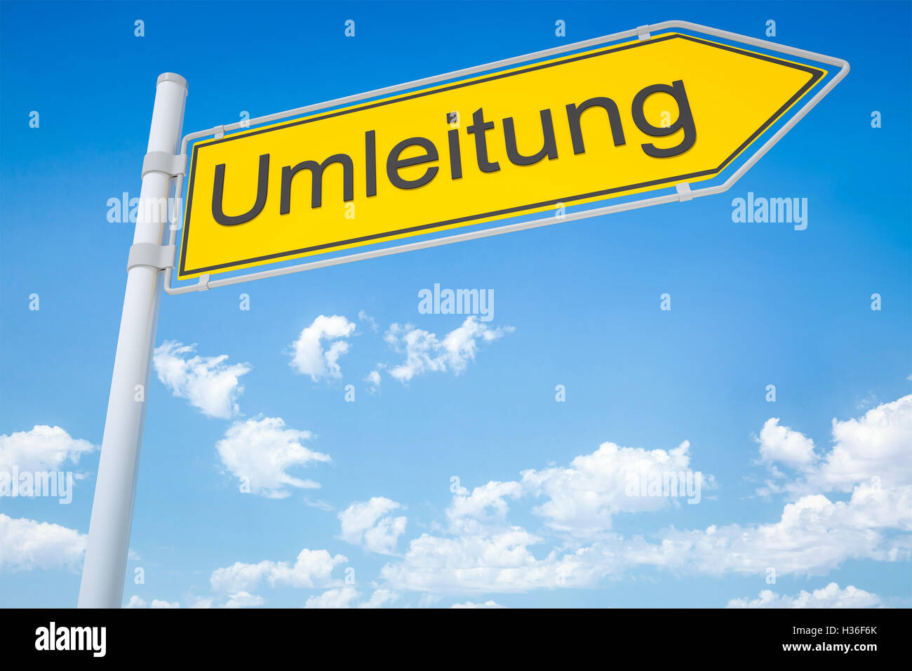 german road sign Stock Photo - Alamy