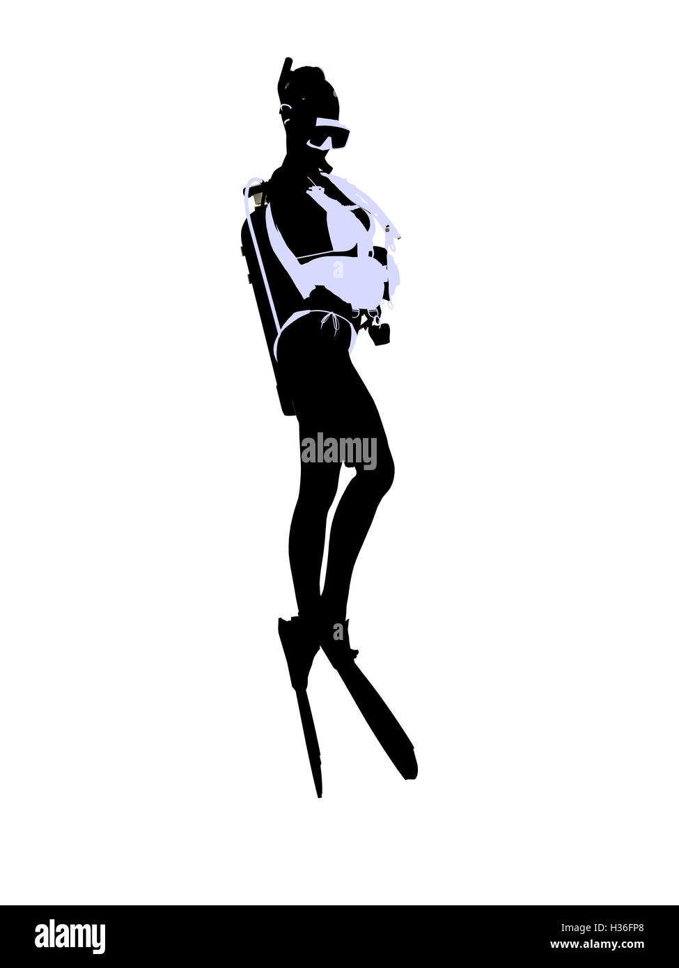 Scuba diver coral reef Cut Out Stock Images & Pictures - Alamy