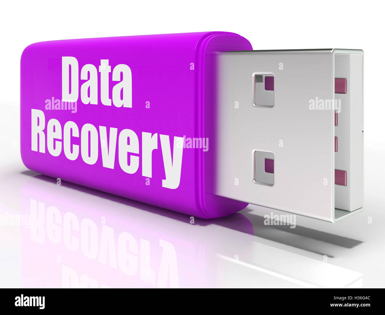 Data Recovery Pen drive Means Convenient Backup Or Data Restorat Stock ...