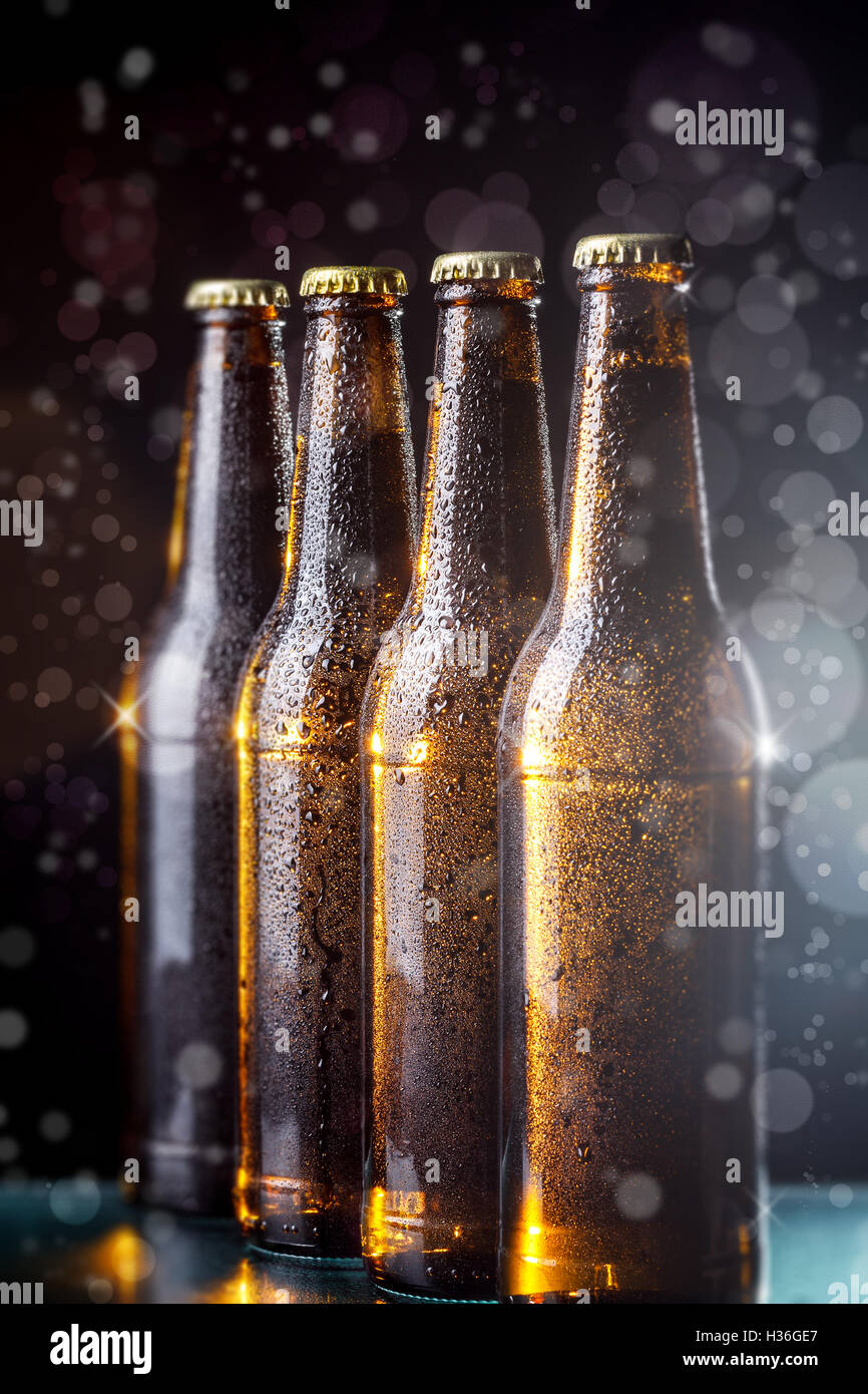 Bottles of beer Stock Photo - Alamy