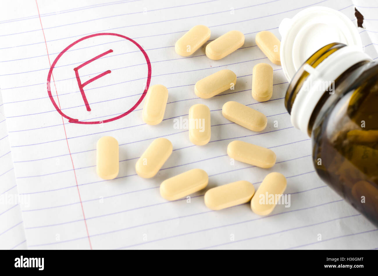 grade f with drug Stock Photo - Alamy