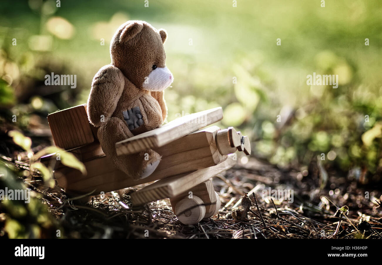 lost toy on the ground Stock Photo - Alamy