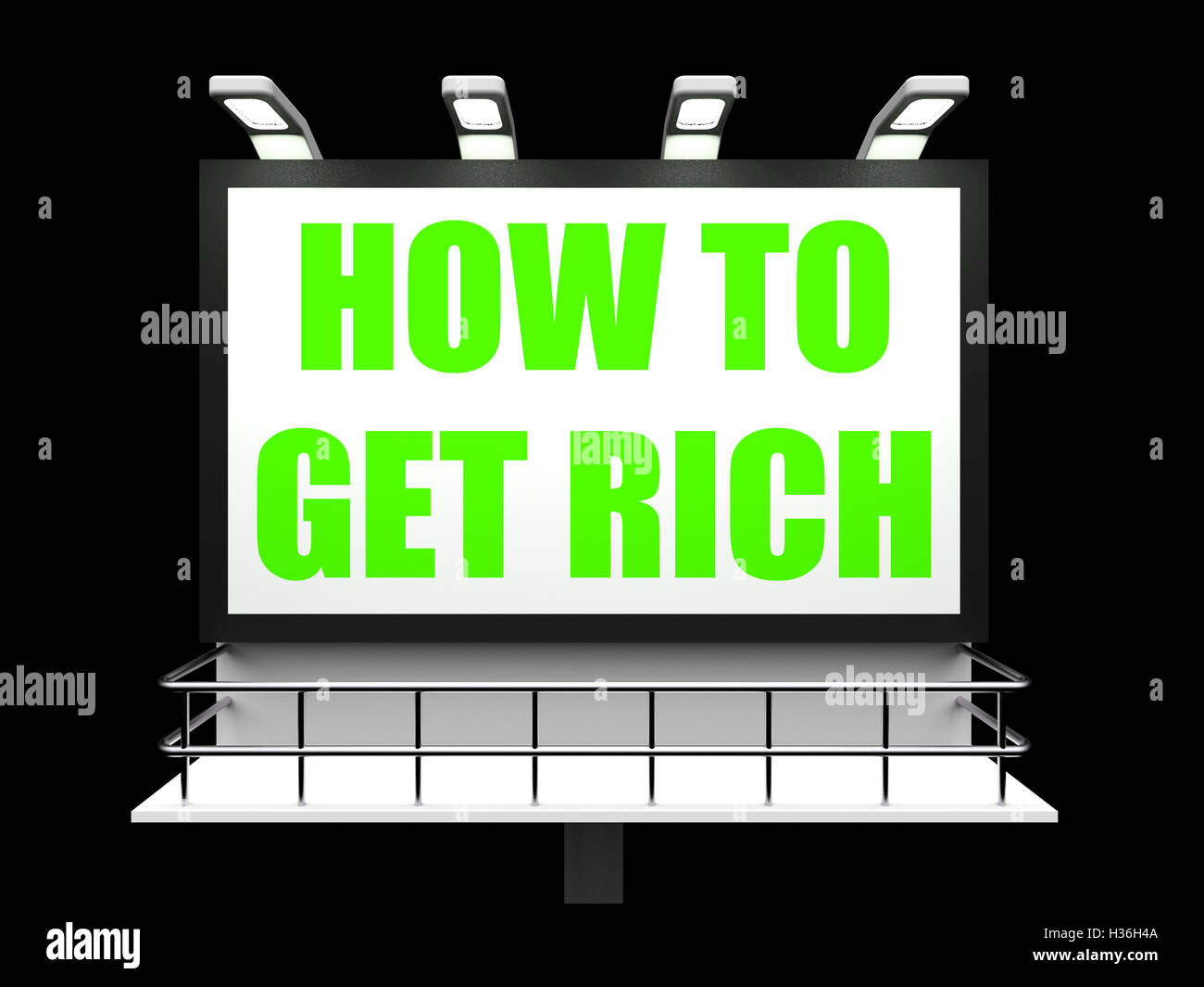 Rich sign hi-res stock photography and images - Alamy