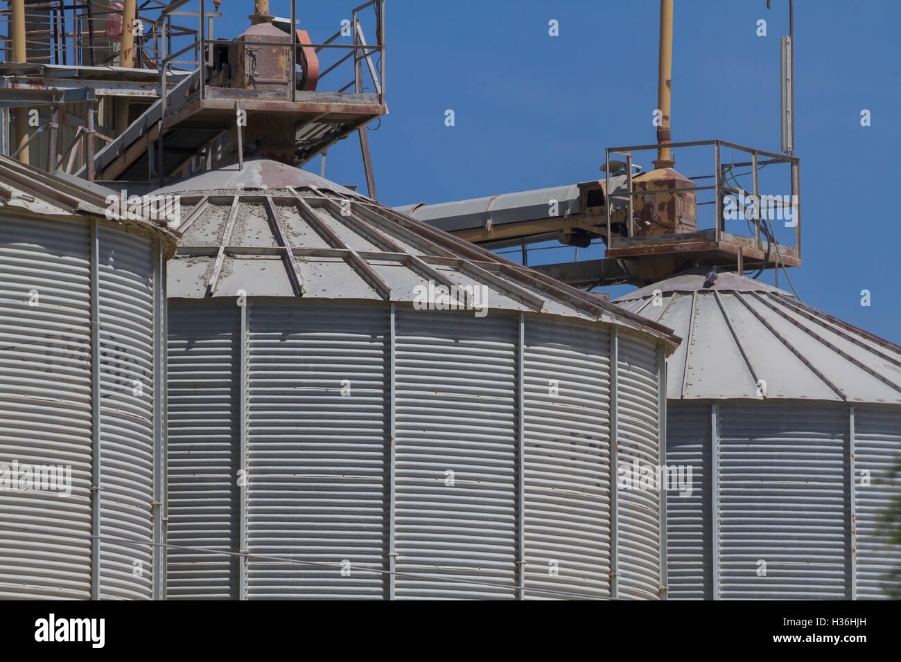 modern industry and refinery, warehouses and industrial tanks Stock ...