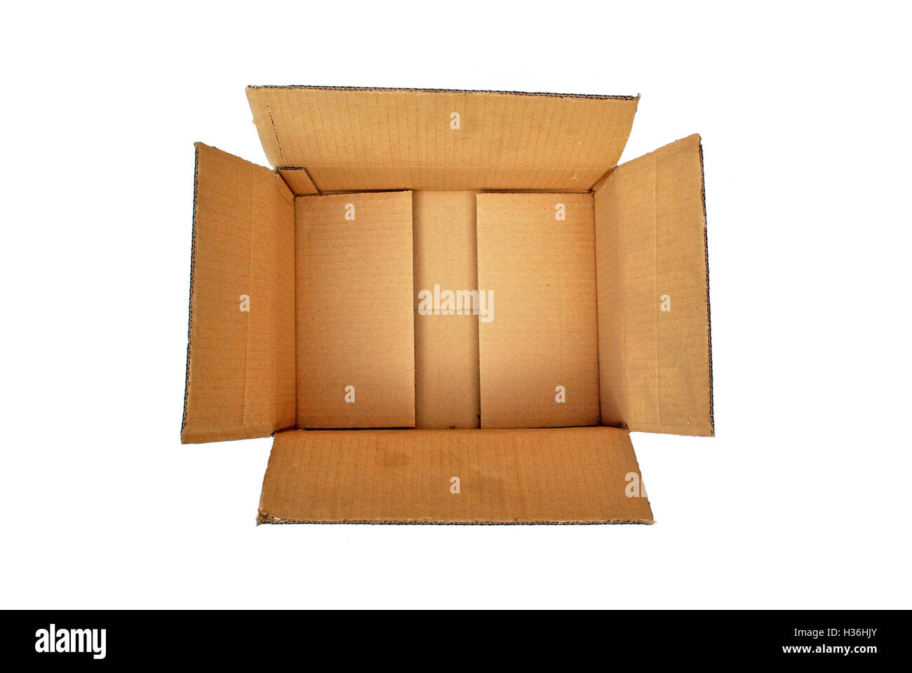 Open Cardboard Box Stock Photo - Alamy