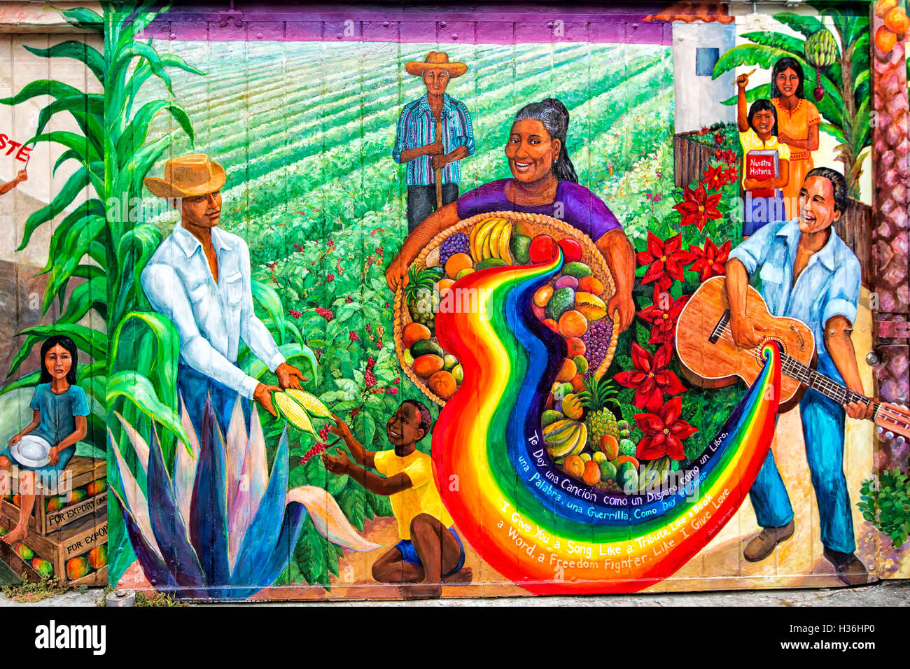 Mural in the Castro district, San Francisco Stock Photo - Alamy
