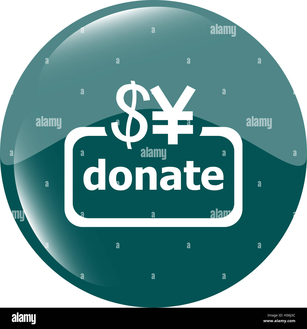Donate sign icon. Dollar usd and yen symbol Stock Photo - Alamy