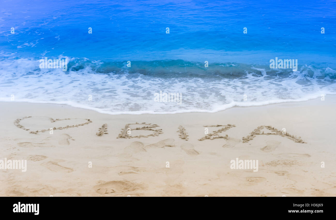 Ibiza Platja dEn bossa beach Stock Photo - Alamy