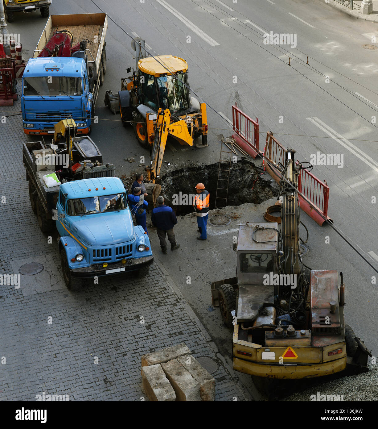 Construction works repair work hi-res stock photography and images - Alamy
