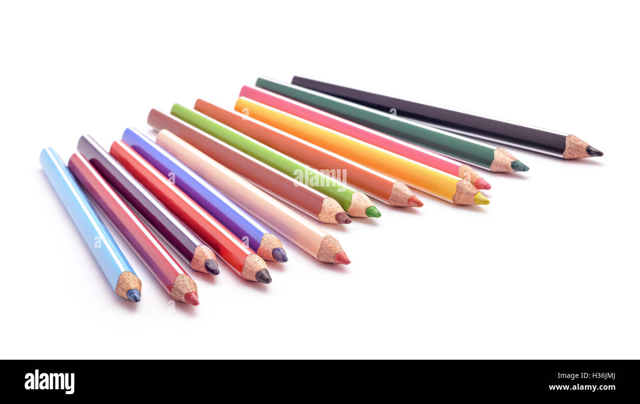 Crayons Cut Out Stock Images & Pictures - Alamy