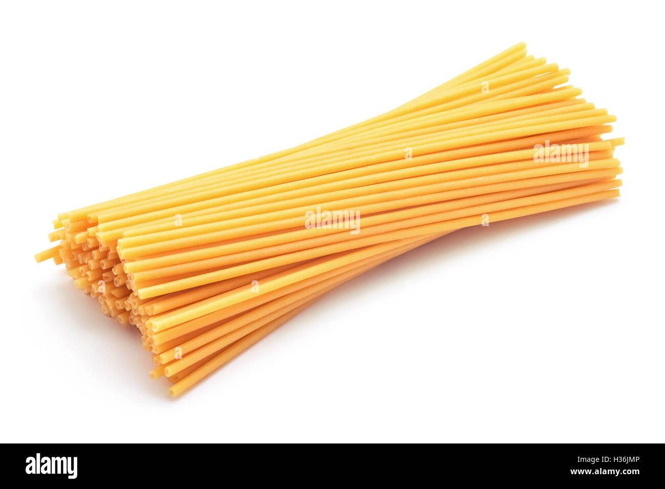 spaghetti bucatini pasta studio isolated Stock Photo - Alamy