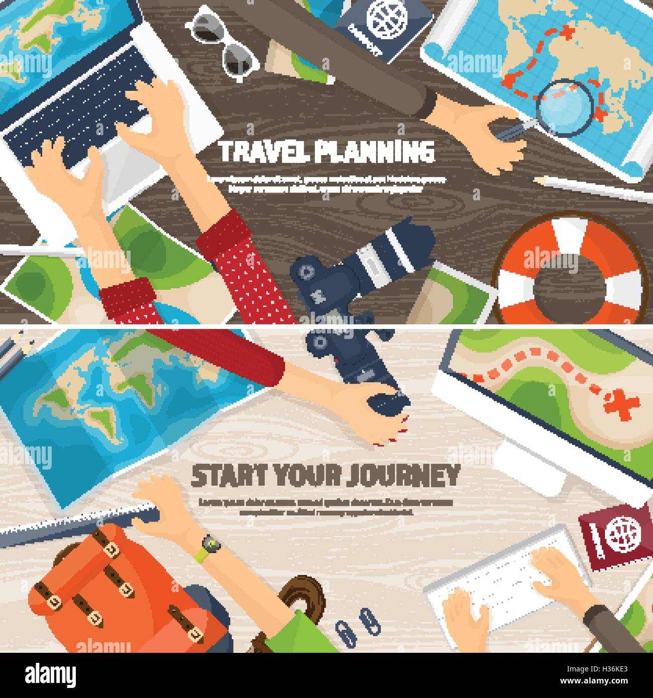 Travel and tourism. Flat style. World, earth map. Globe. Trip, tour ...