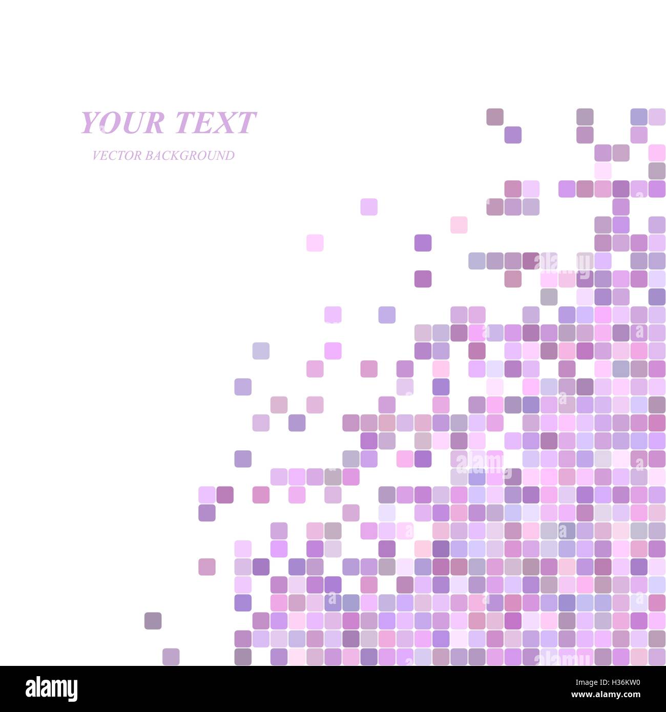 Pink pixel square pattern background design Stock Vector Image & Art - Alamy