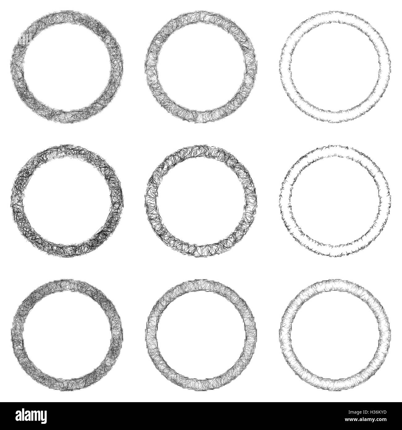Sketch ring design element set Stock Vector Image & Art - Alamy