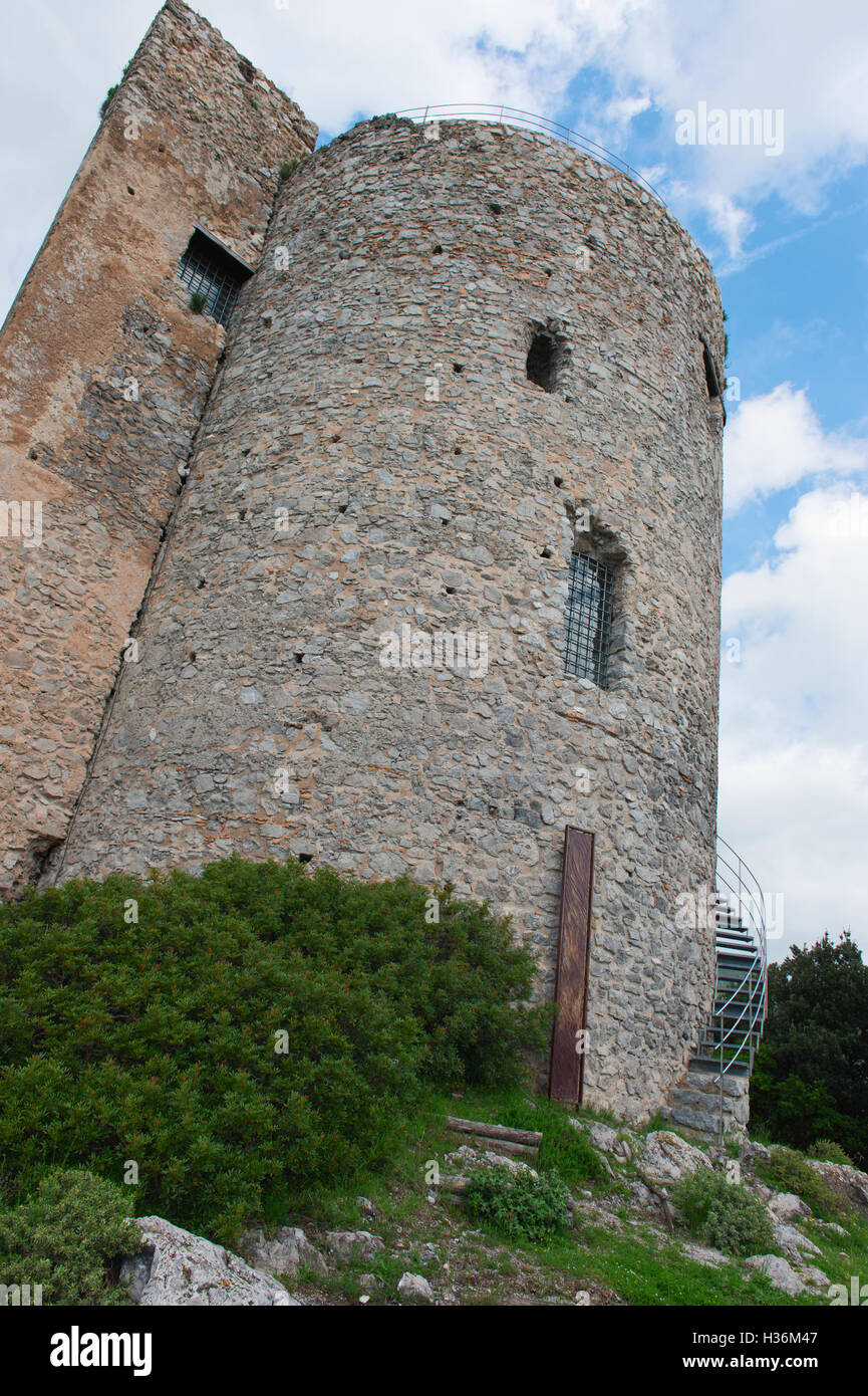 Castle Arechi - Bastiglia Stock Photo - Alamy