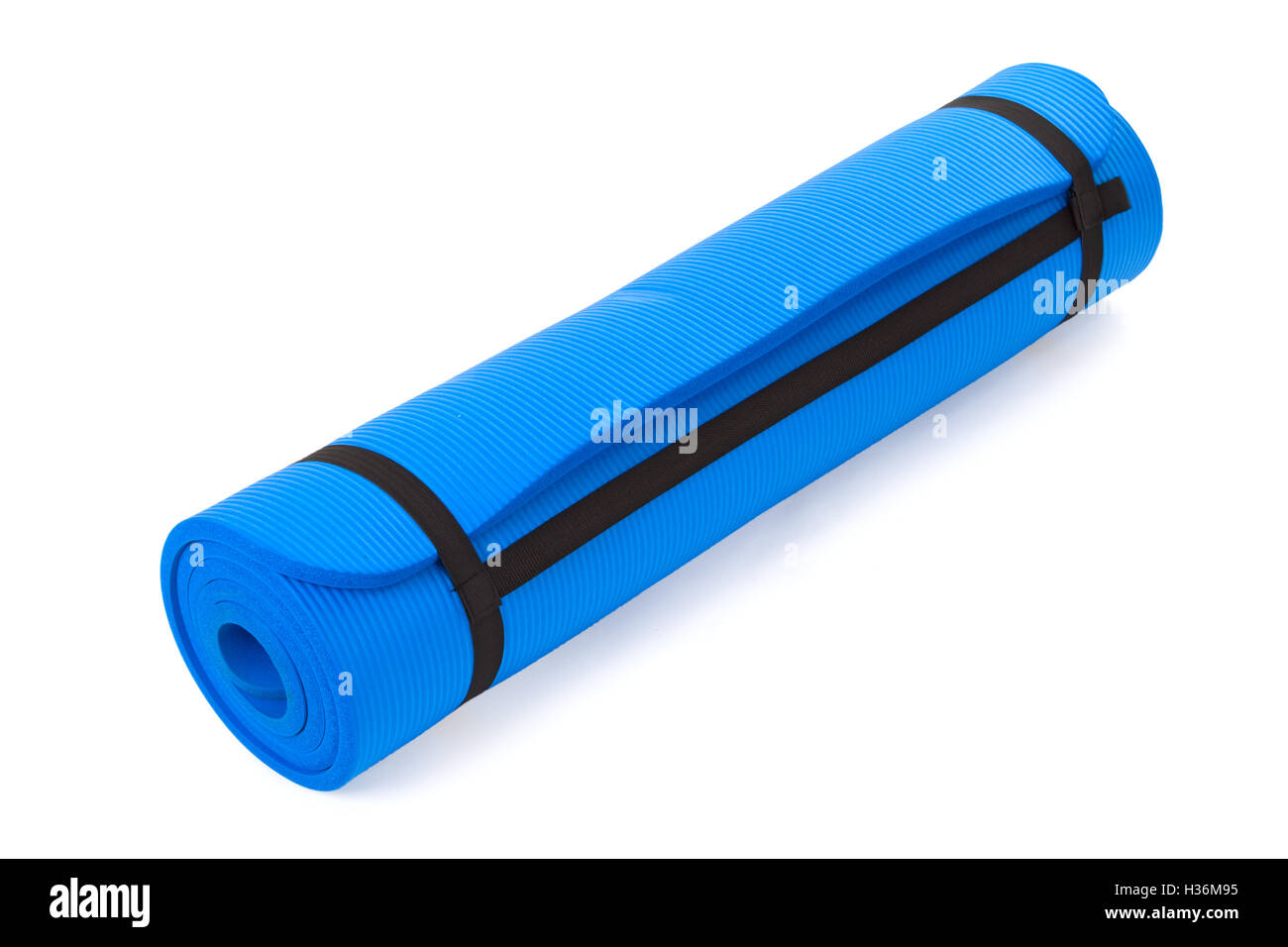 Exercise Mat isolated on white background Stock Photo - Alamy