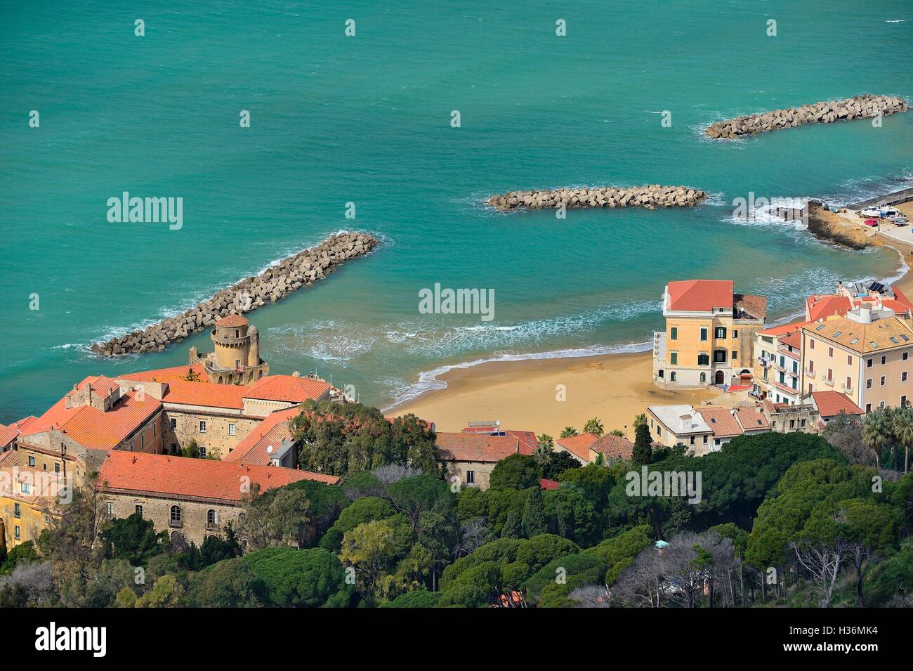 Santa Maria view from Castellabate Stock Photo - Alamy