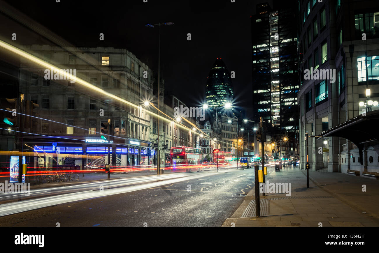 London Street Night