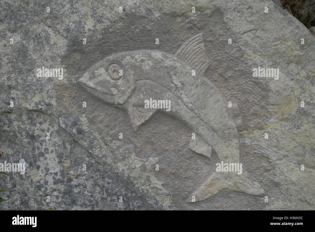 Fish sculpture detail hi-res stock photography and images - Alamy