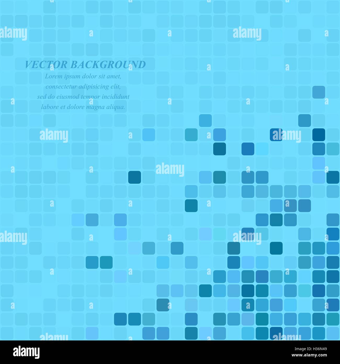 Light Blue Square Mosaic Background Stock Vector Image And Art Alamy