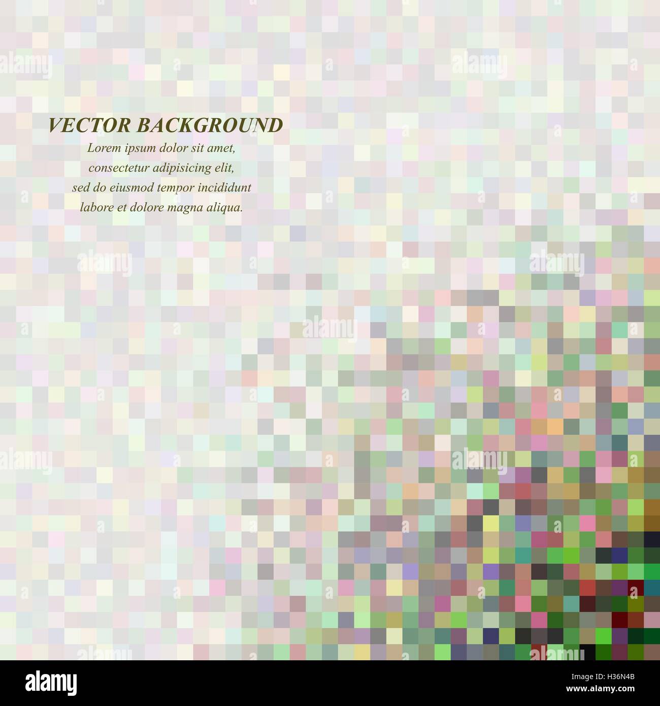 Abstract Square Mosaic Background Stock Vector Image And Art Alamy