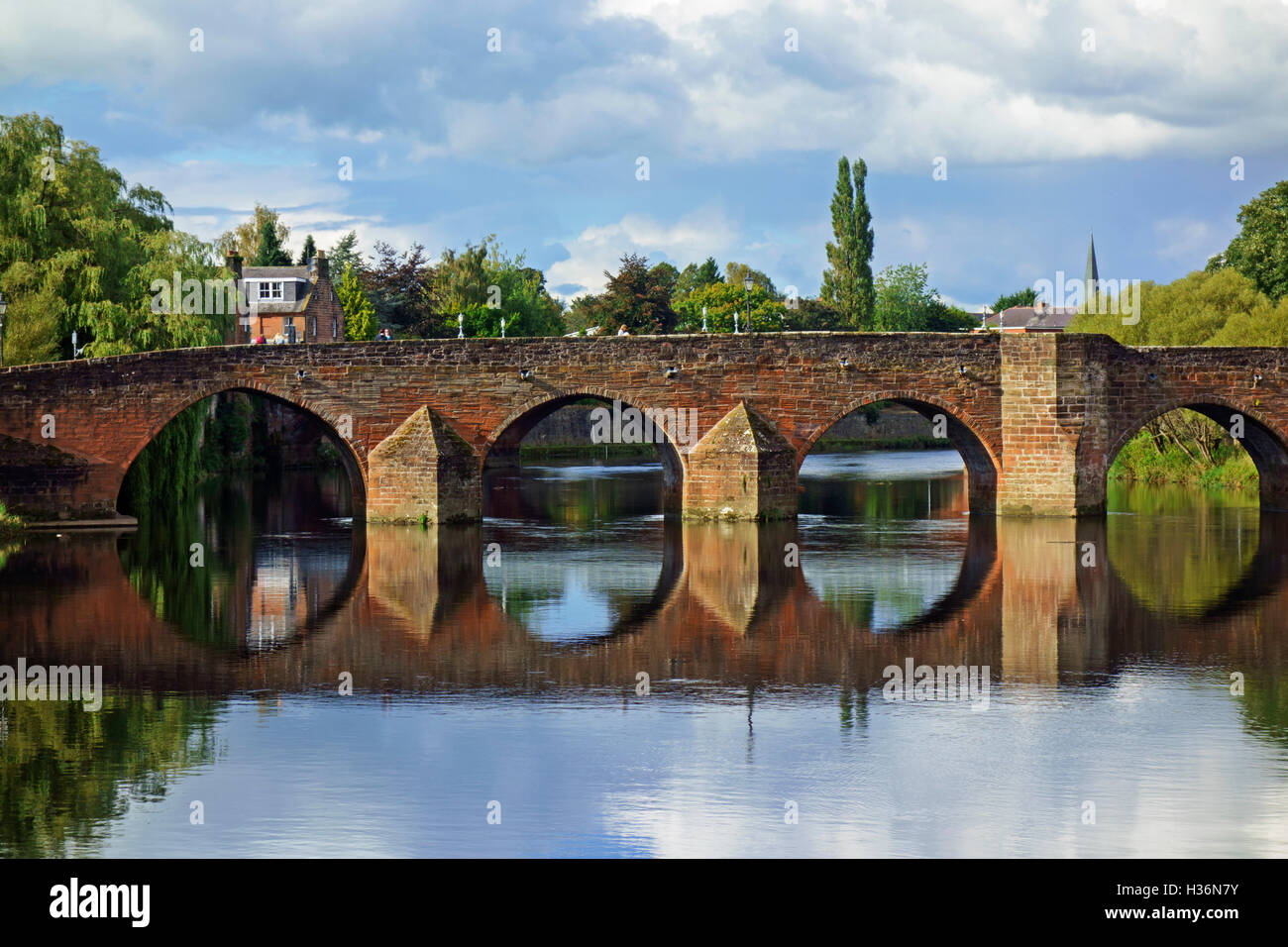 Devorgilla Bridge in Dumfries, one of the oldest standing bridges in ...