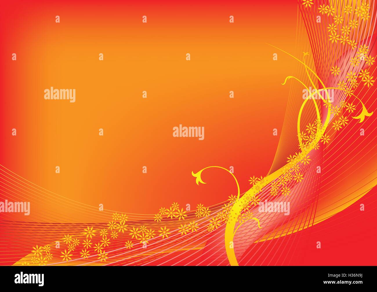 spring orange background Stock Vector Image & Art - Alamy