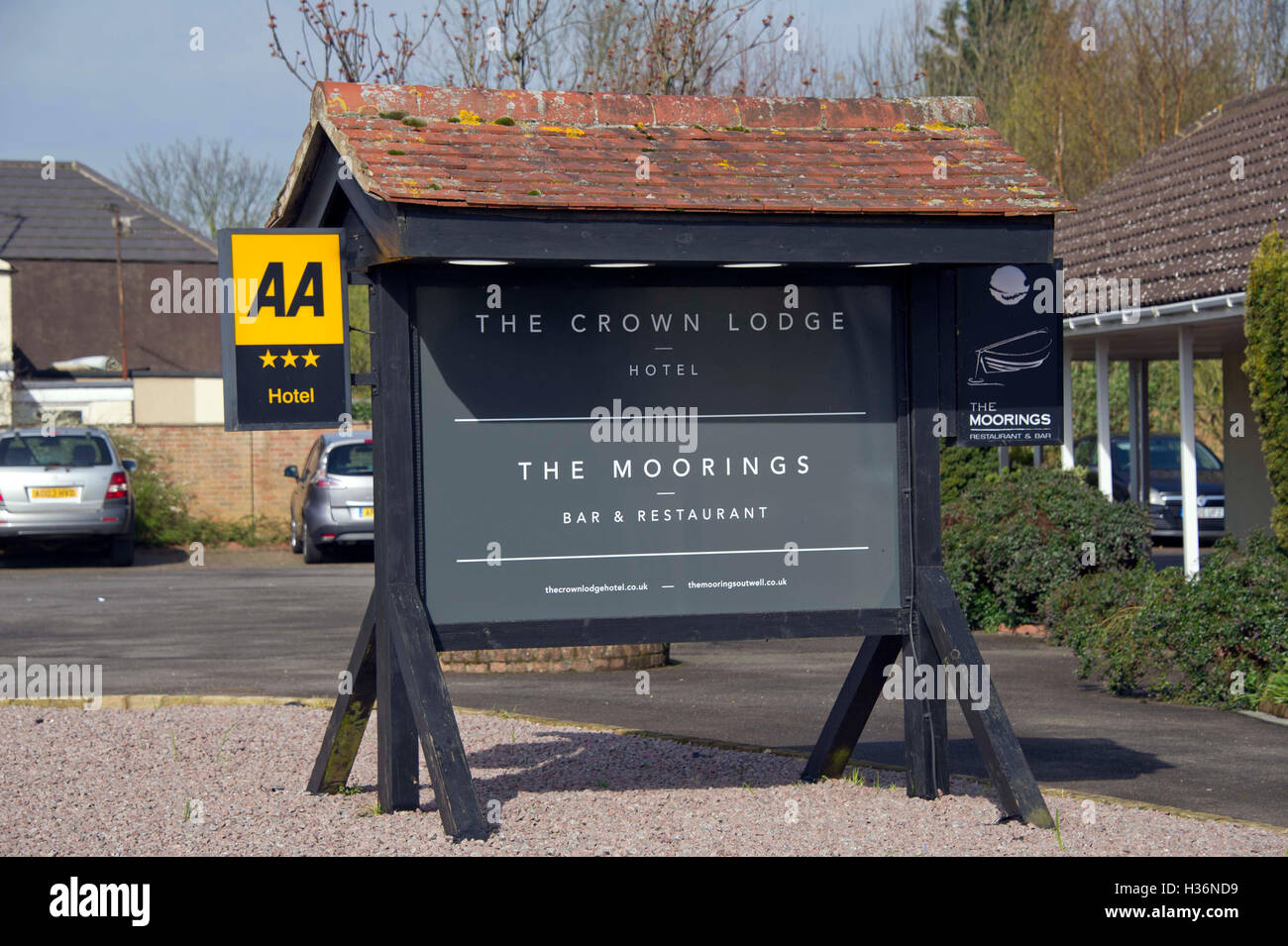 The Moorings at the Crown Lodge, Outwell, Norfolk, UK Stock Photo - Alamy