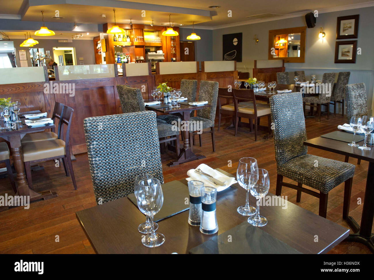The Moorings at the Crown Lodge, Outwell, Norfolk, UK Stock Photo - Alamy