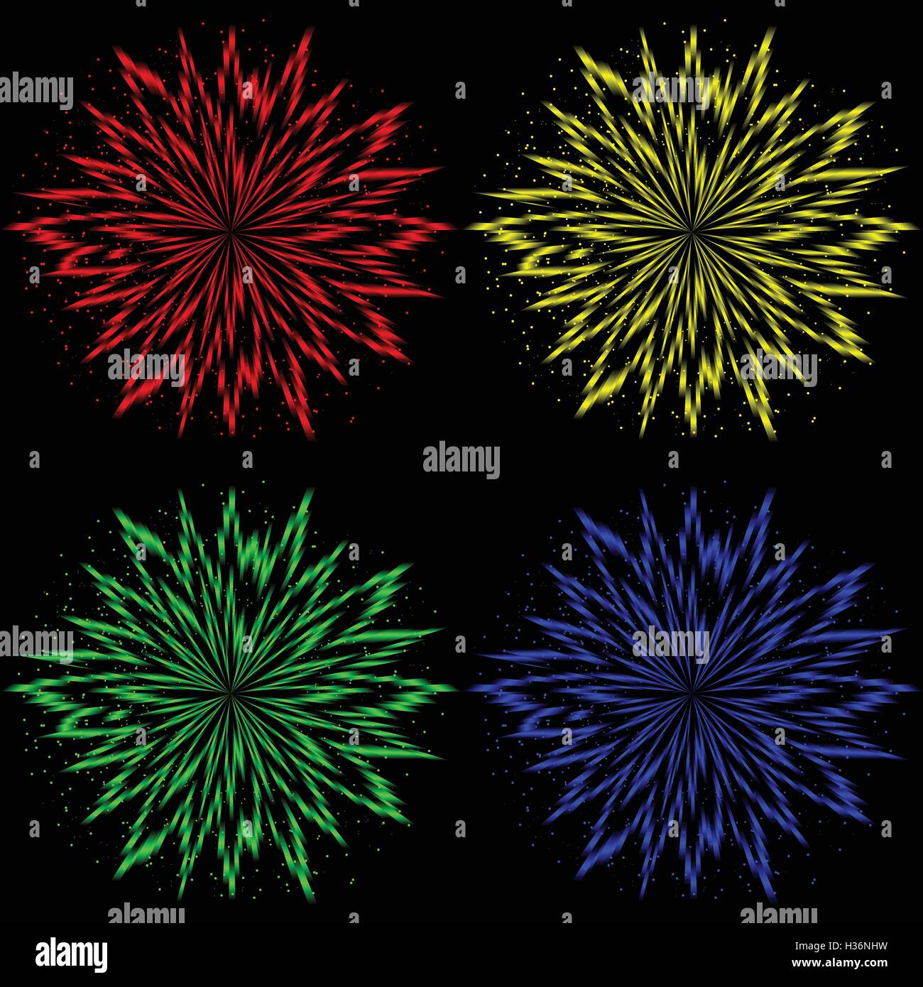 Colorful flower burst Stock Vector Image & Art - Alamy