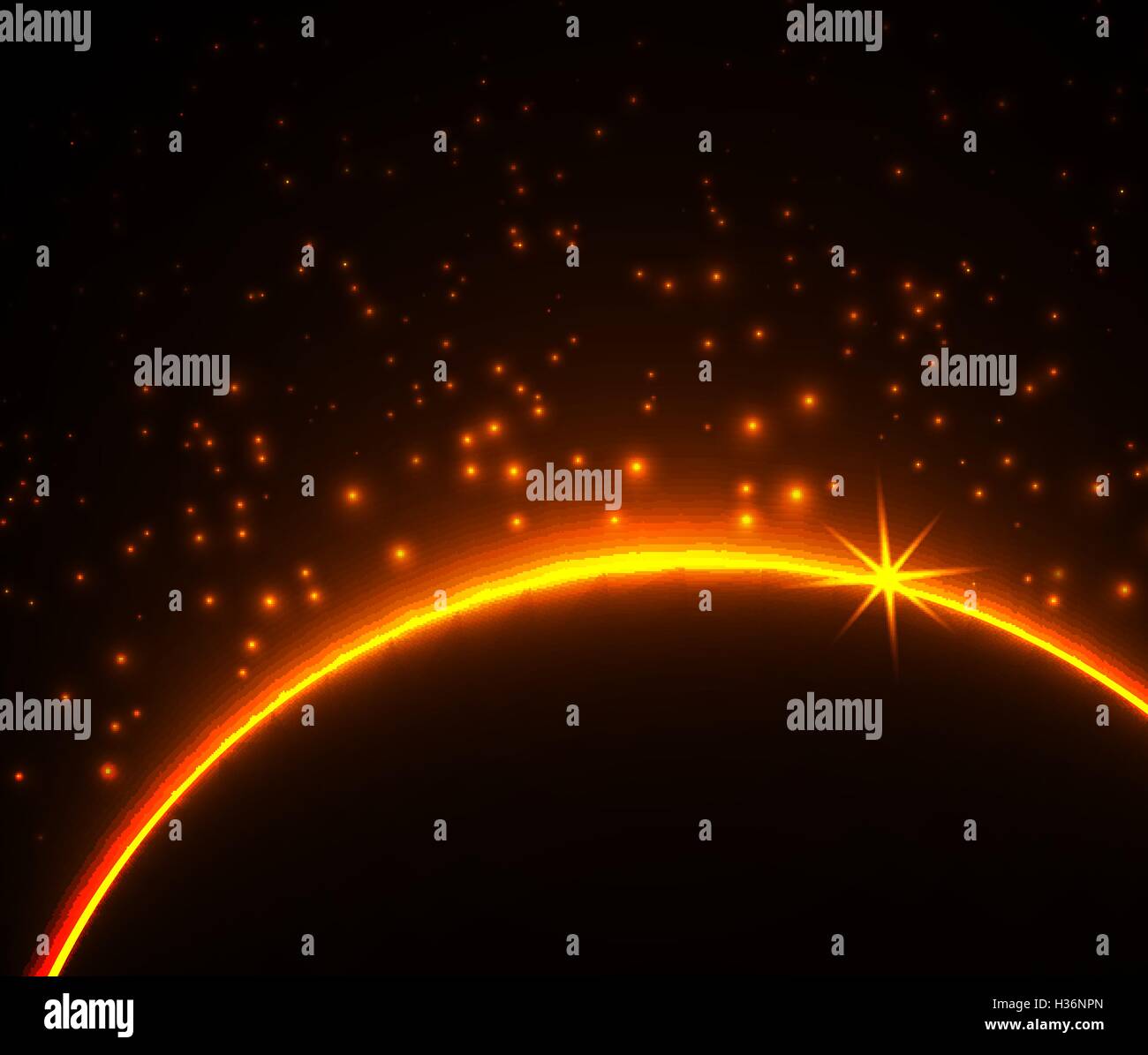 Sun stars starry ray rays hi-res stock photography and images - Alamy