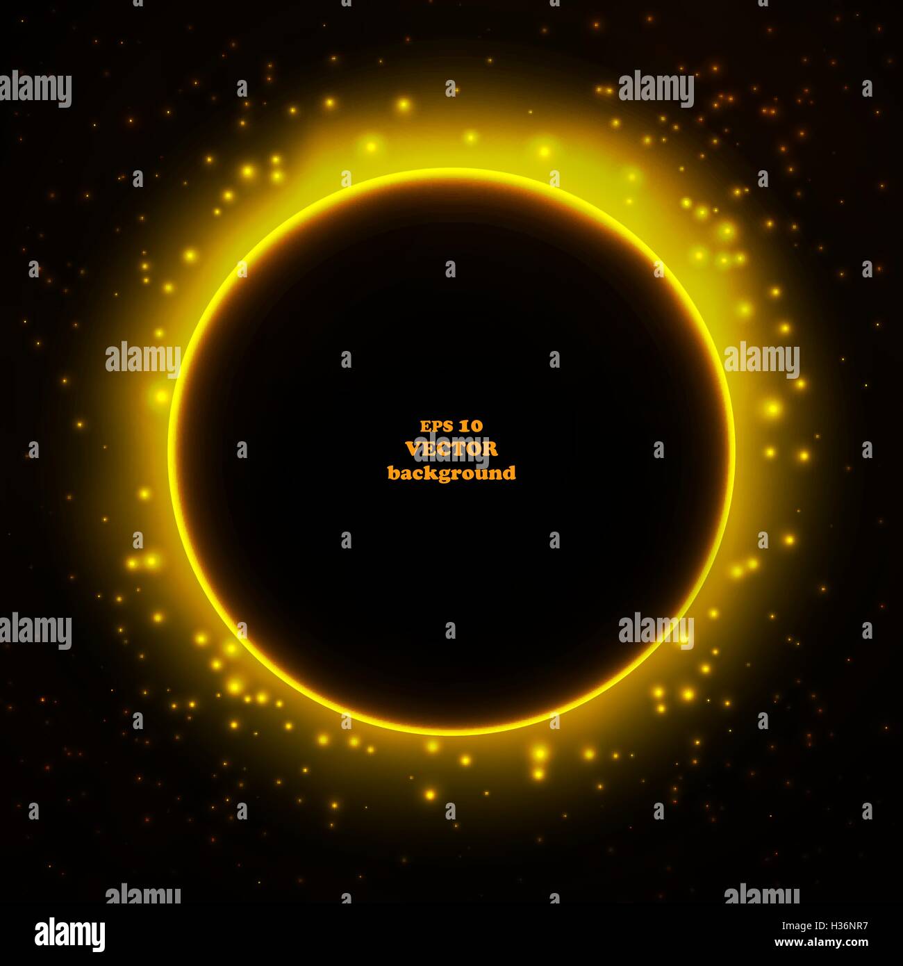 Realistic moon in space Stock Vector Images - Alamy