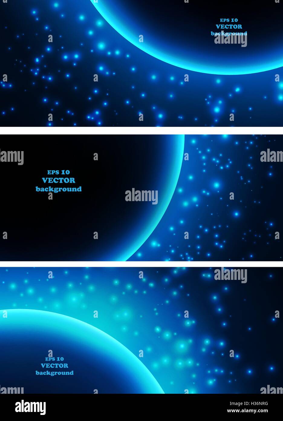 Space planet in the rays of light Stock Vector Image & Art - Alamy