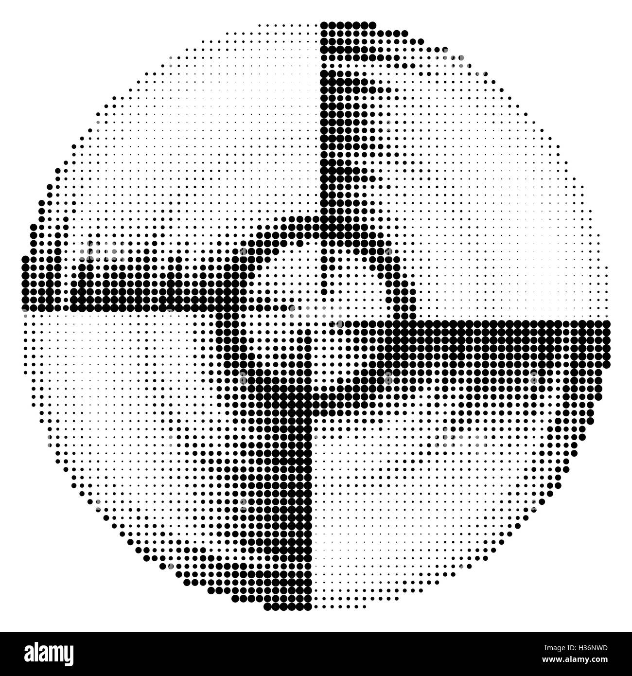 Abstract black and white dotted Stock Vector Image & Art - Alamy