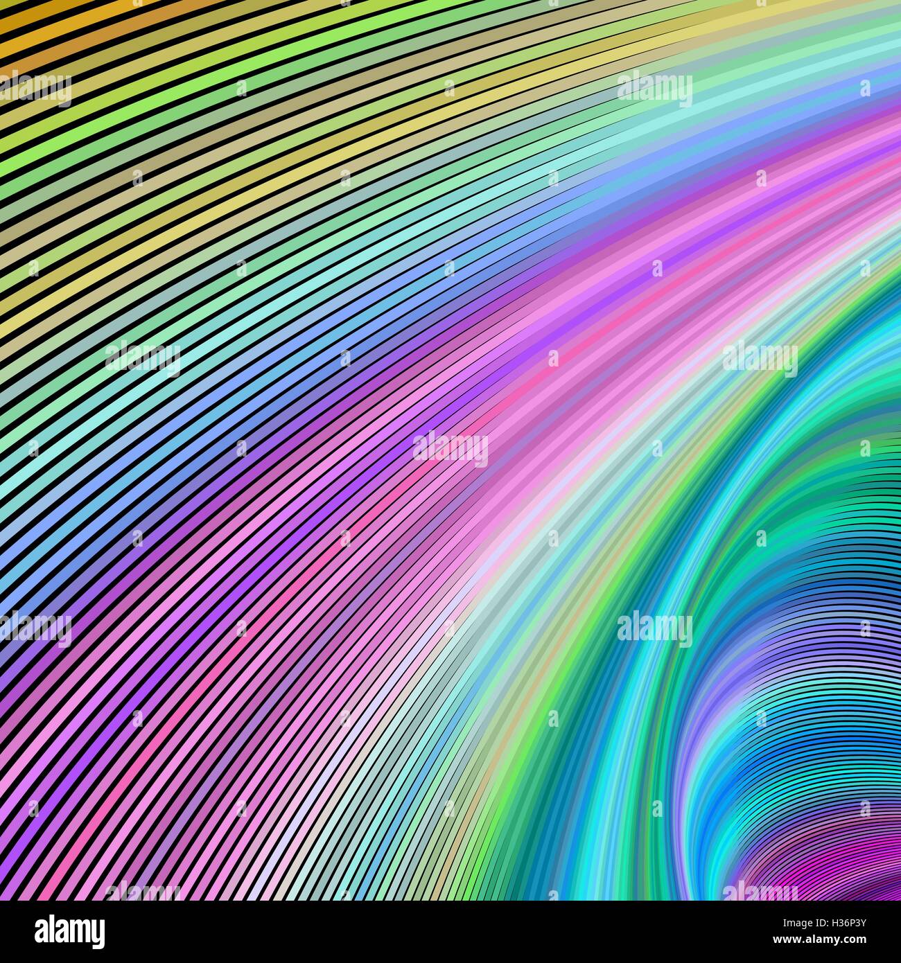 Multicolored fractal curve background design Stock Vector Image & Art ...