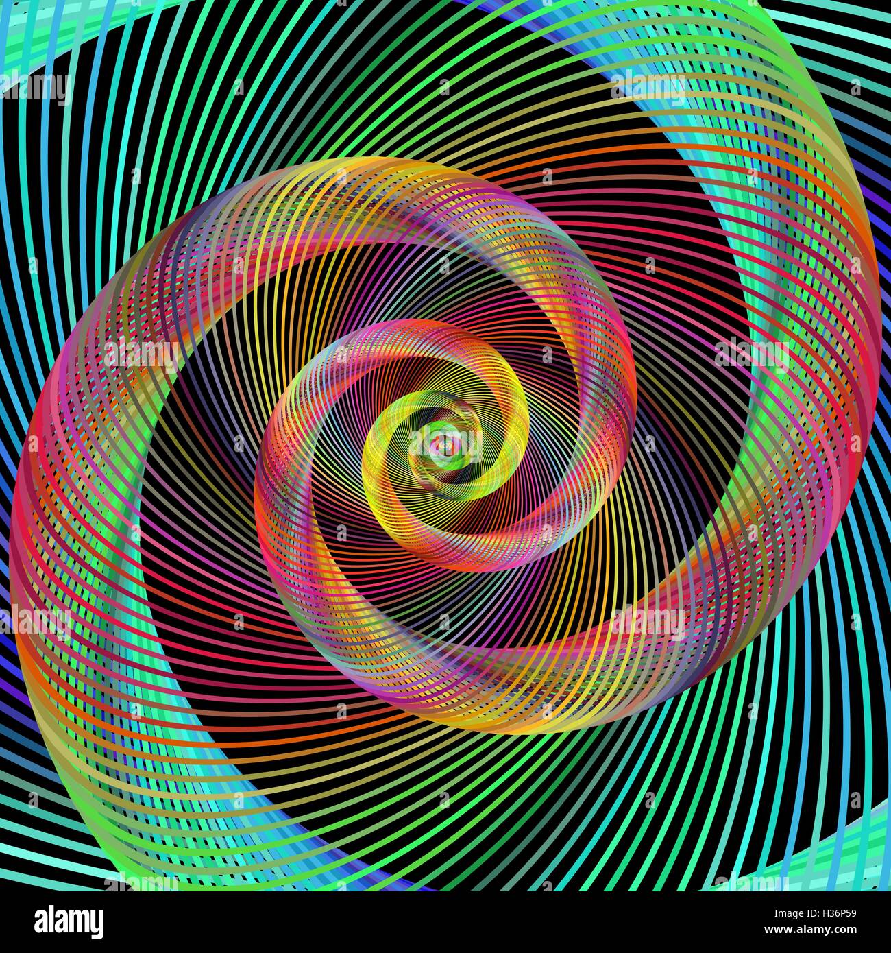 Multicolored spiral fractal design background Stock Vector Image & Art ...