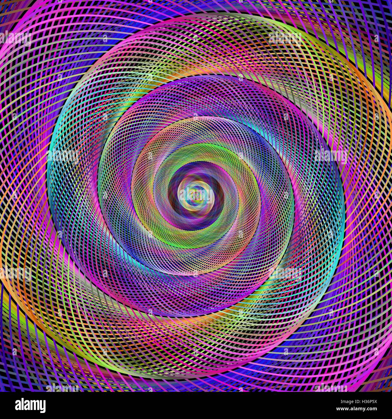 Computer generated spiral fractal background Stock Vector Image & Art ...