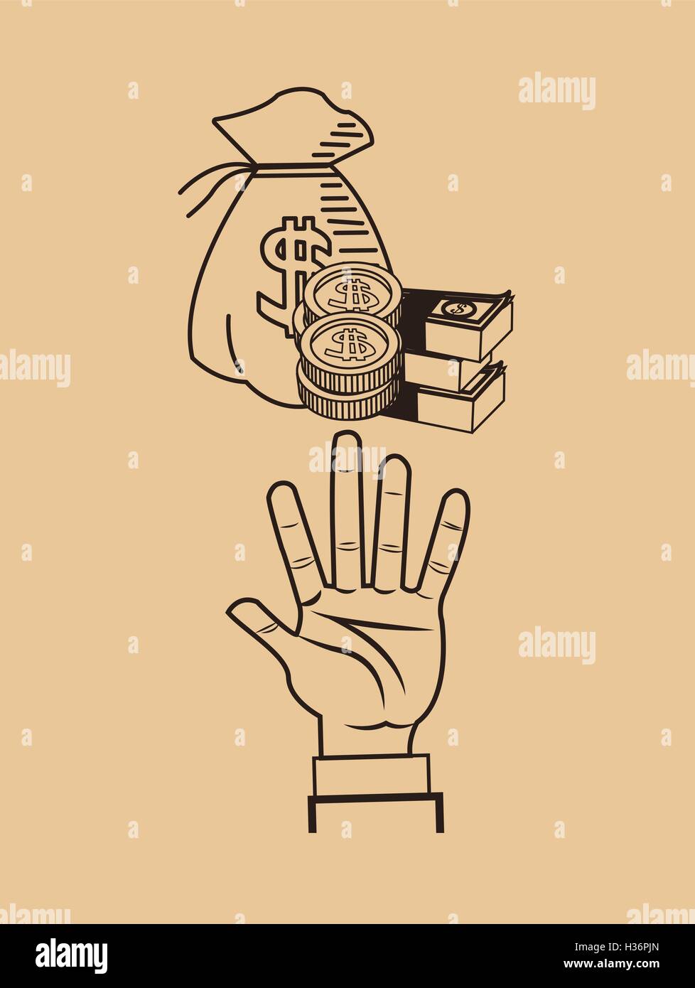 economy related icons line design image Stock Vector Image & Art - Alamy