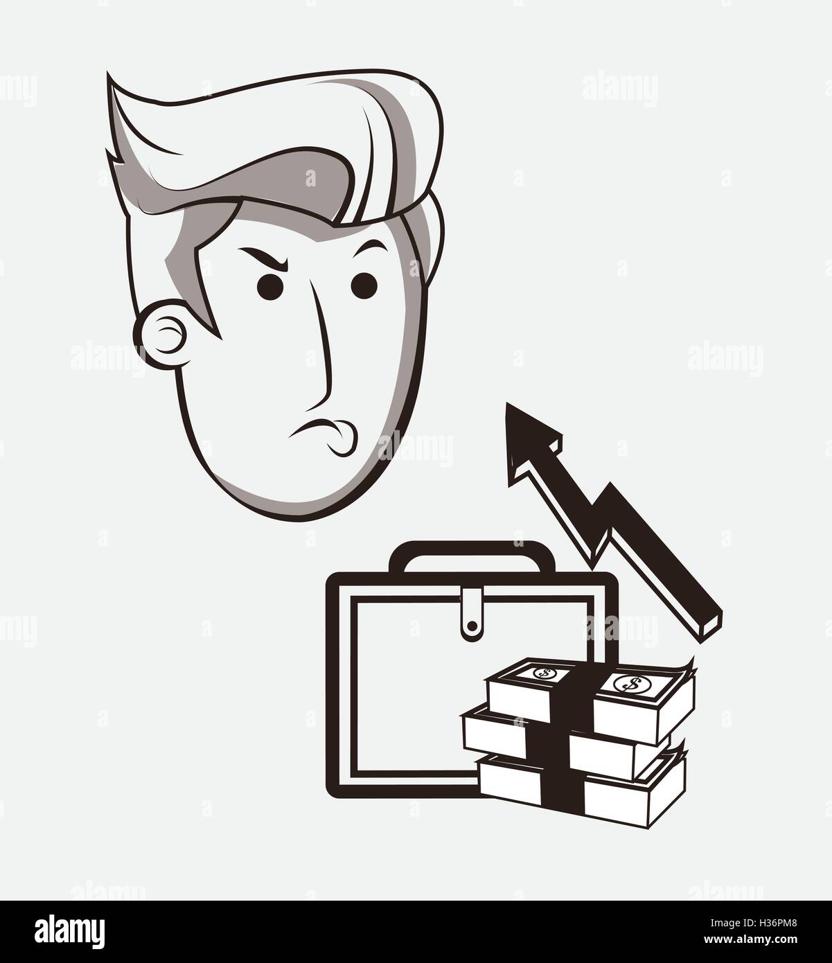 economy related icons line design image Stock Vector Image & Art - Alamy