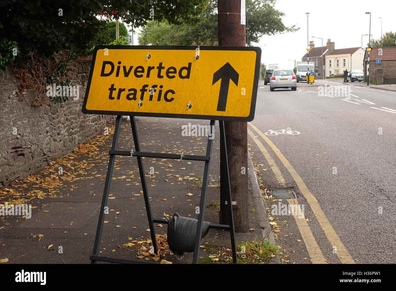 Diverted Traffic High Resolution Stock Photography and Images - Alamy