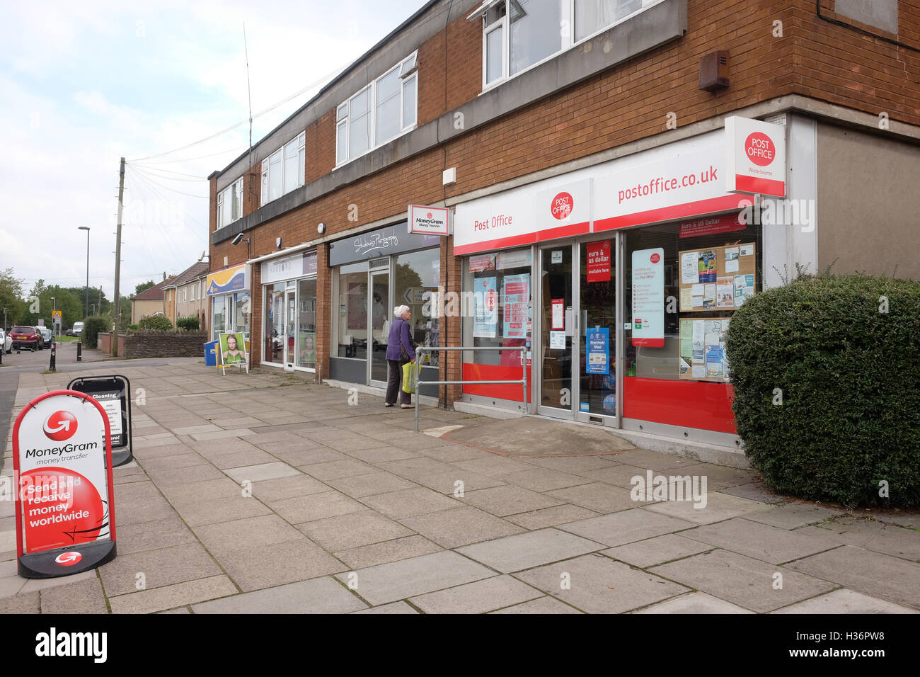 4th October 2016, The Post Office on the high street in Winterbourne ...
