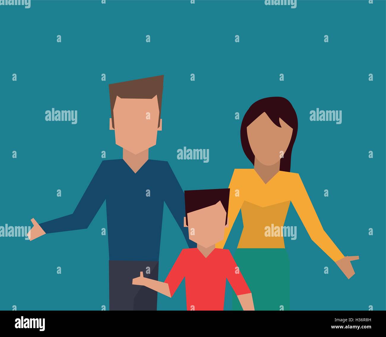 traditional family image Stock Vector Image & Art - Alamy