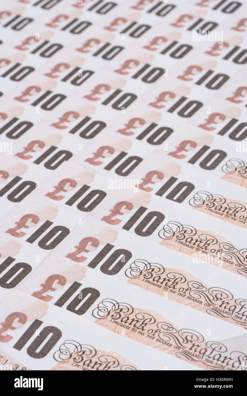Old design ten pound note hi-res stock photography and images - Alamy
