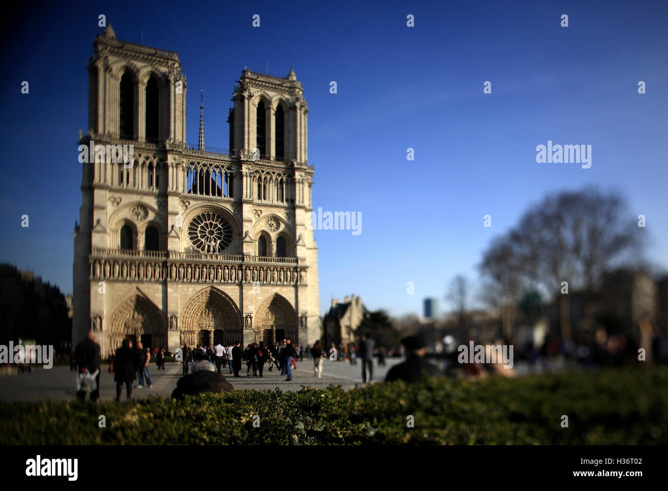 Plaza du parvis notre dame hi-res stock photography and images - Alamy