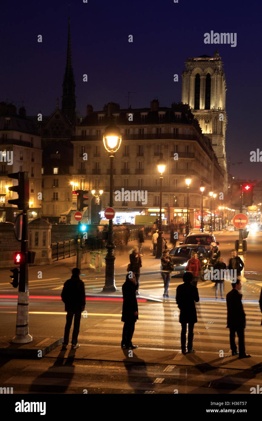 Paris Notre Dame Cathedral Bell Towers High Resolution Stock ...