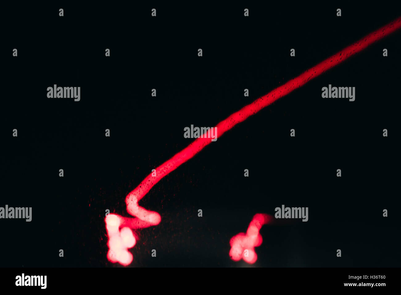 Abstract lines of light in the darkness Stock Photo - Alamy