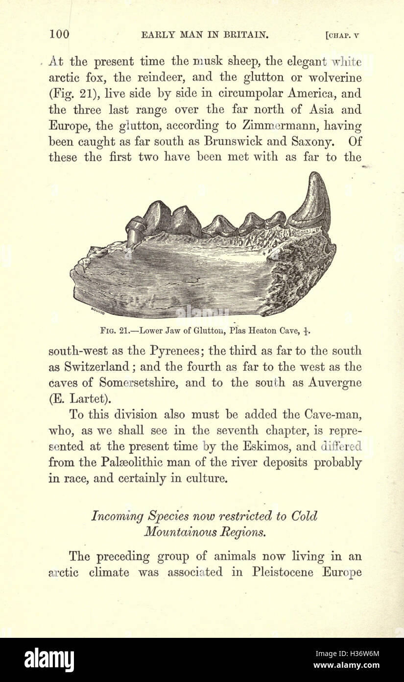 This page discusses early human presence in Britain during the Tertiary ...